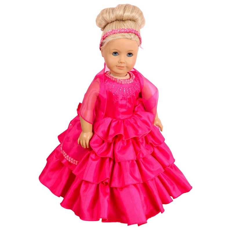 dolls clothes dress evening bridesmaid prom party long