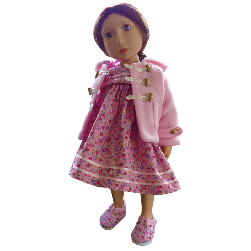 A Girl for All Time Pink Duffle Coat